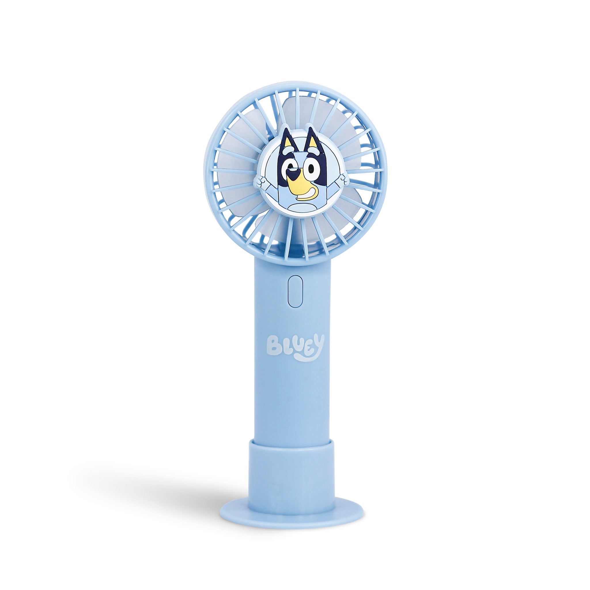 Bluey Rechargeable Handheld fan - soft blue