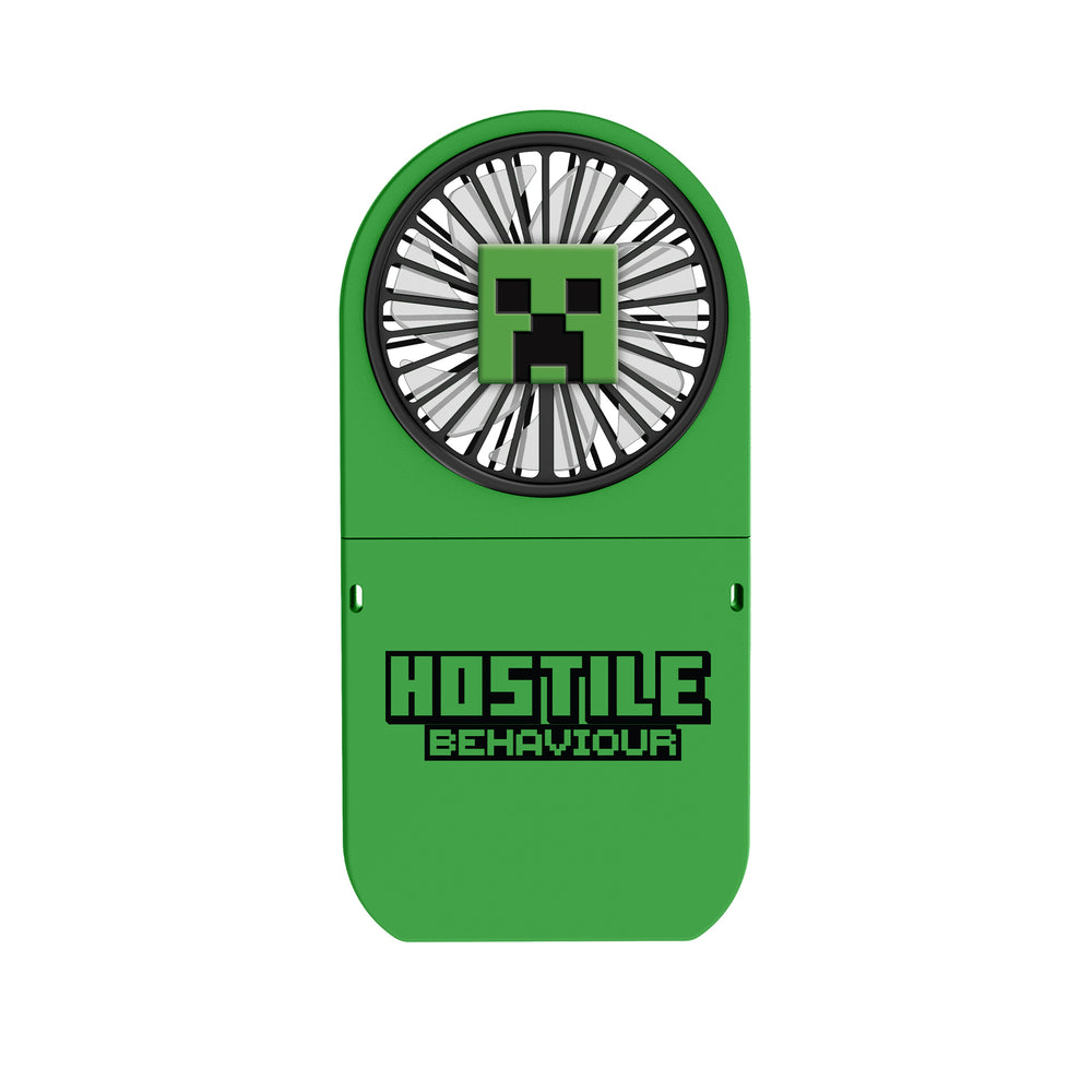 Minecraft Creeper Folding Character Fan