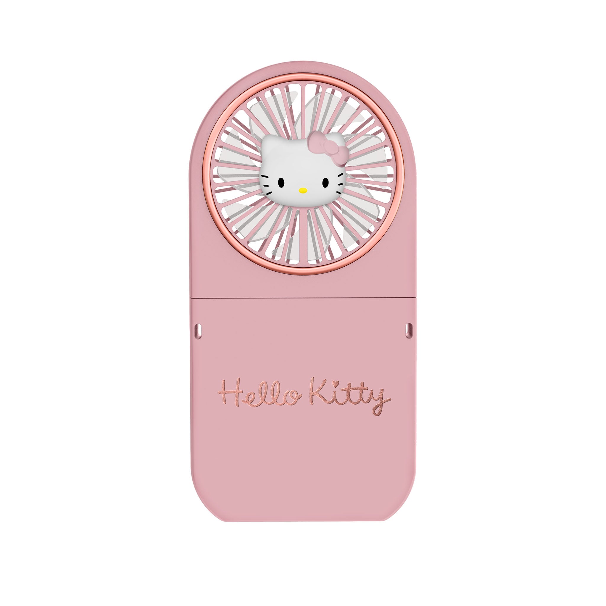 Hello Kitty Rechargeable Folding fan - soft pink/rose gold