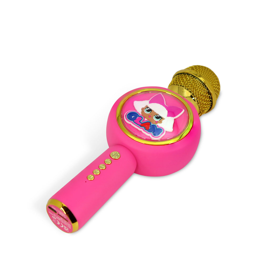 LOL Surprise! GLAM! PopSing LED Light Up Wireless Karaoke Microphone