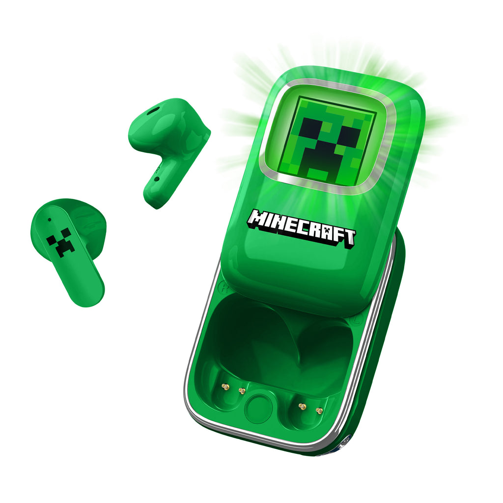 Minecraft Creeper TWS Slide Earphones