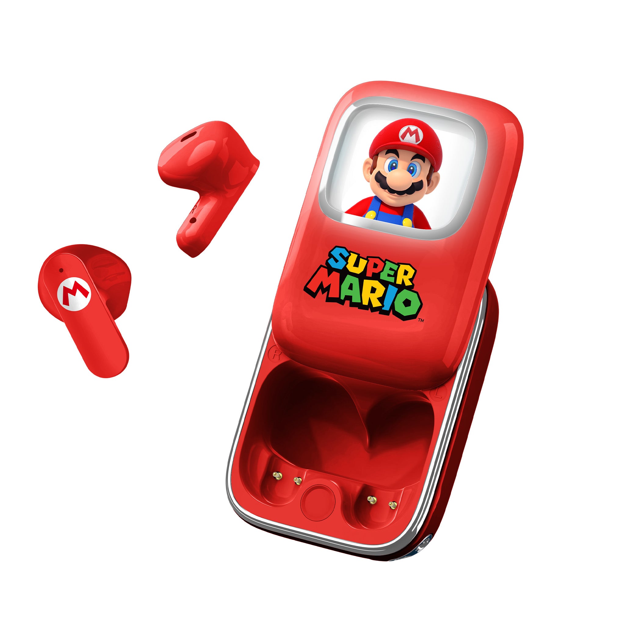 Super Mario Slide TWS Earphones - Red